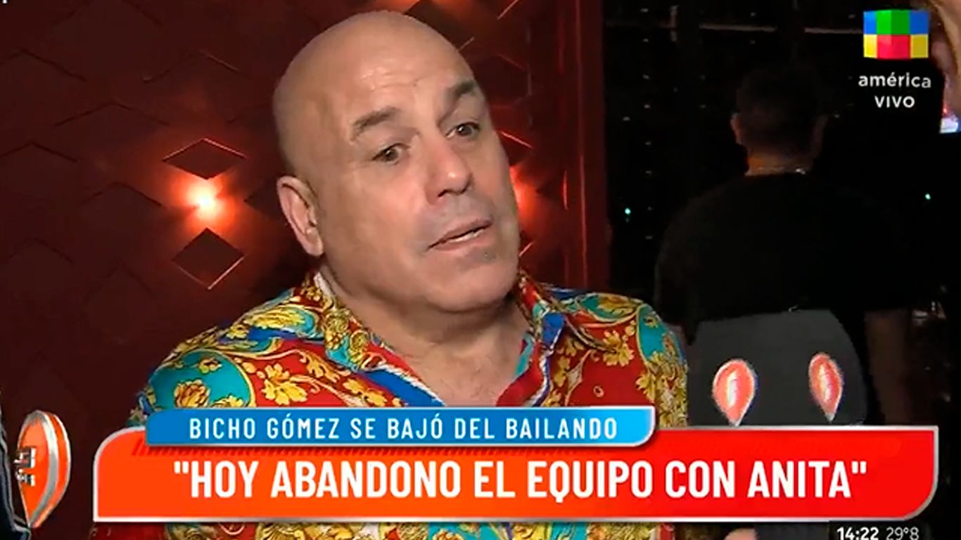 El Bicho Gómez confirmó su salida del Bailando 2023
