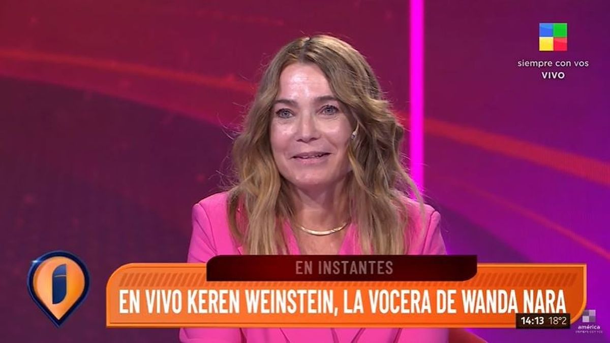 Keren Weinstein, la vocera de Wanda Nara en Intrusos: Ella estaba destrozada cuando supo de La ...