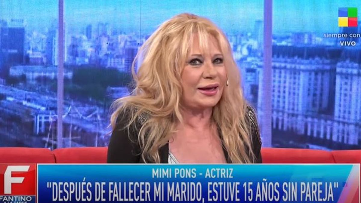 Mimí Pons: Después de que falleció mi marido estuve 15 años sin pareja