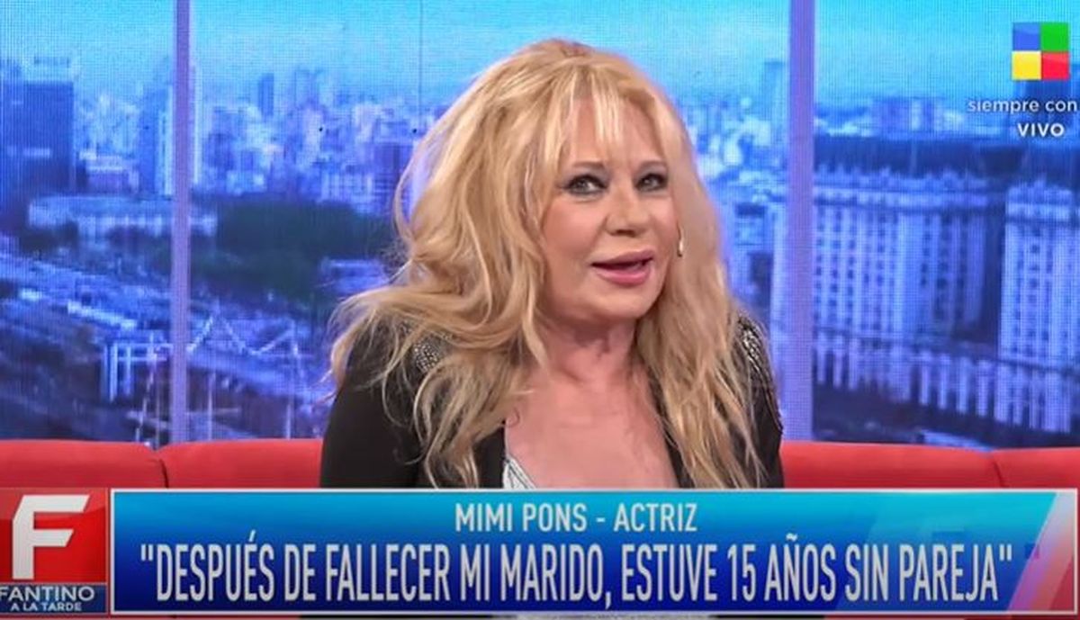 Mimí Pons: Después de que falleció mi marido estuve 15 años sin pareja