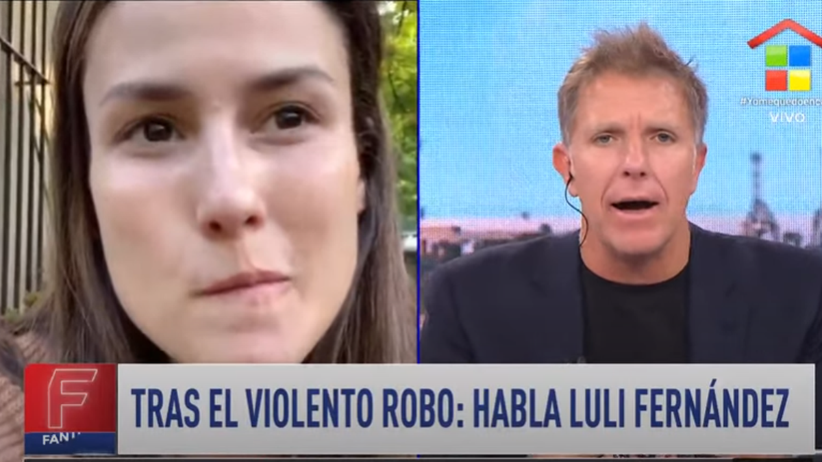 Violento robo a Luli Fernández y su familia