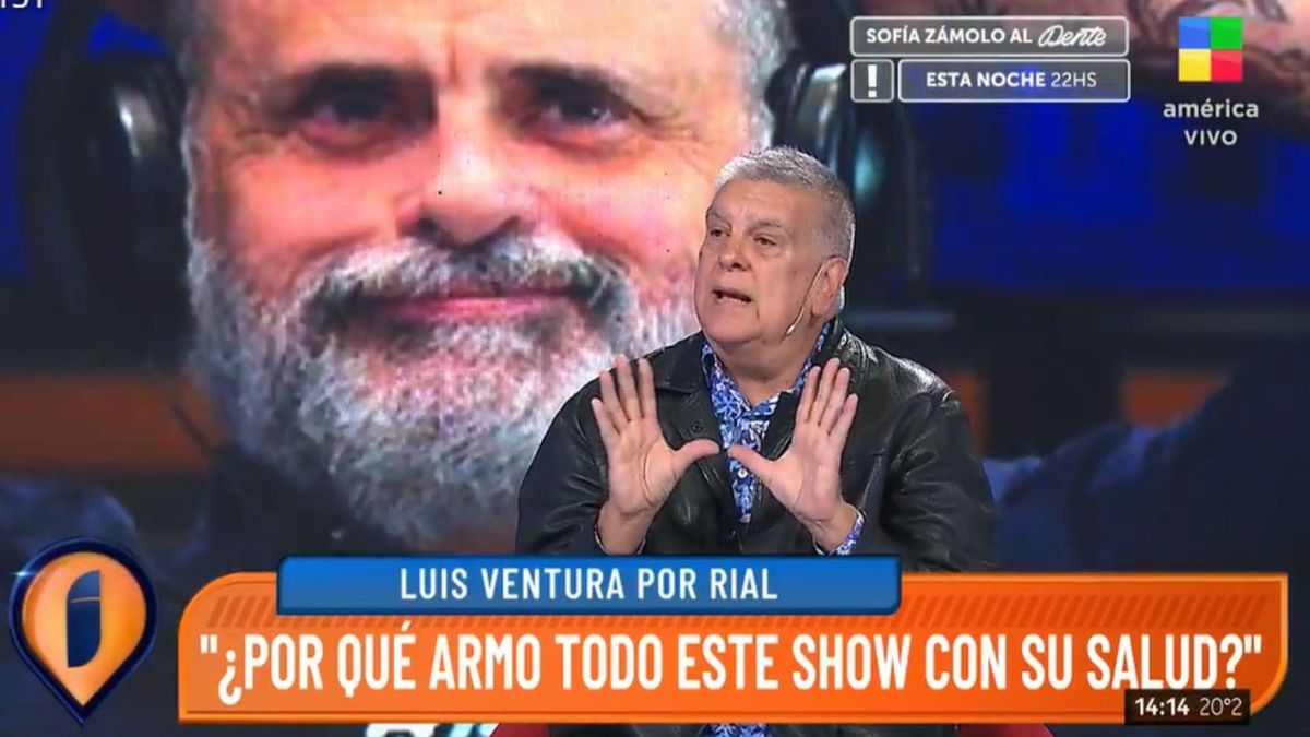 Dura definición de Luis Ventura sobre la salud de Jorge Rial: El show ...